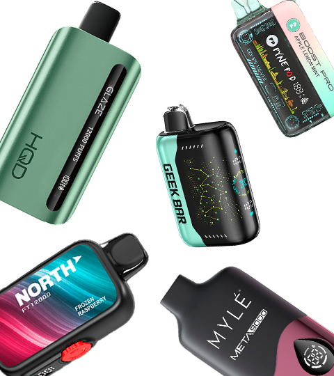 Vapes desechables y rellenables
