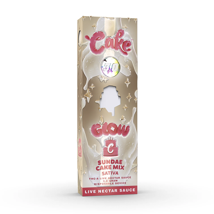 Cake 3.0 Glow LN 3G Sundae Cake Mix Sativa | The Original Vape