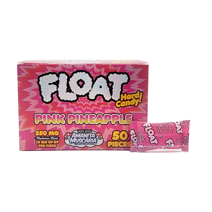 Float Mushrooms Pink Pineapple Hard Candy | The Original Vape